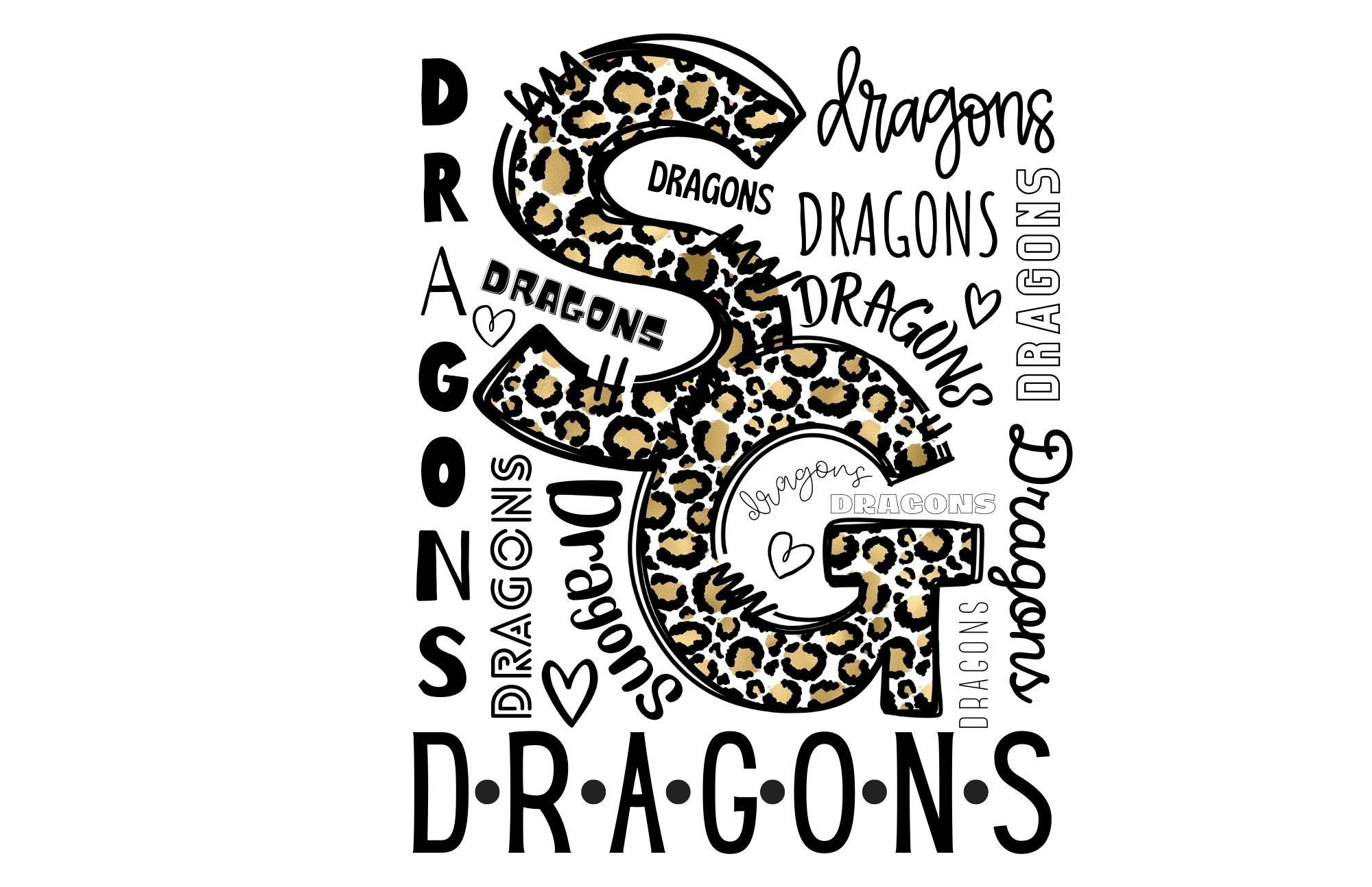 Custom Listing Leopard Collage PNG/JPEG File - Etsy