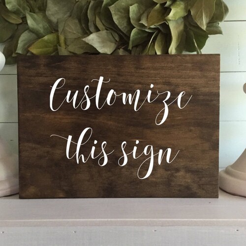 Custom Wood Signs Design Your Own Custom Farmhouse Sign - Etsy