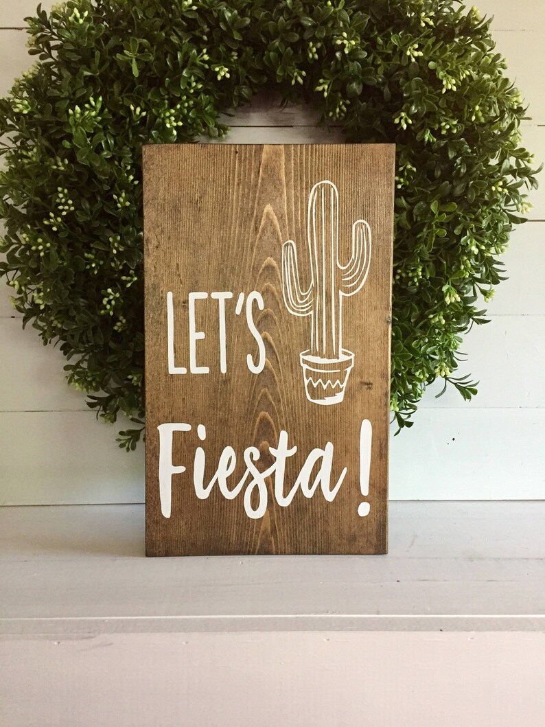 Lets Fiesta Lets Fiesta Sign Fiesta Decorations Wedding - Etsy