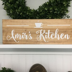 Kitchen Gift Personalized - Coffee Wall Decor - Gift for Cook - Coffee ...