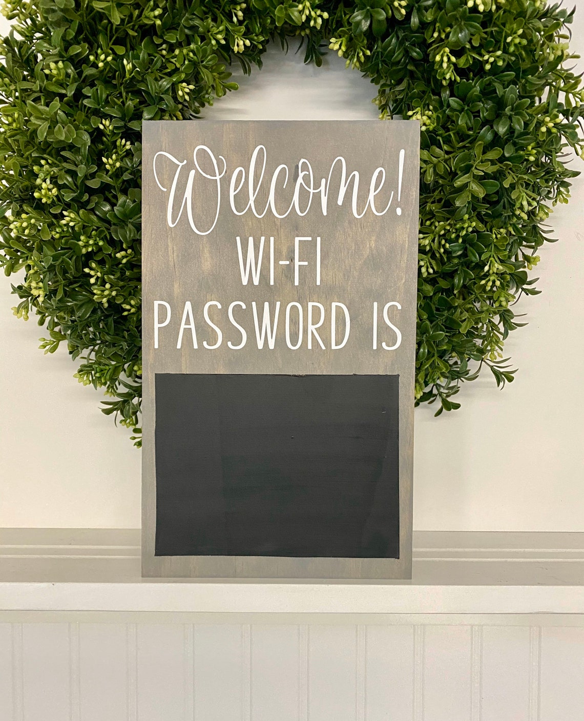 Wifi Password Sign Airbnb Guest Sign New Home Gift Hostess - Etsy