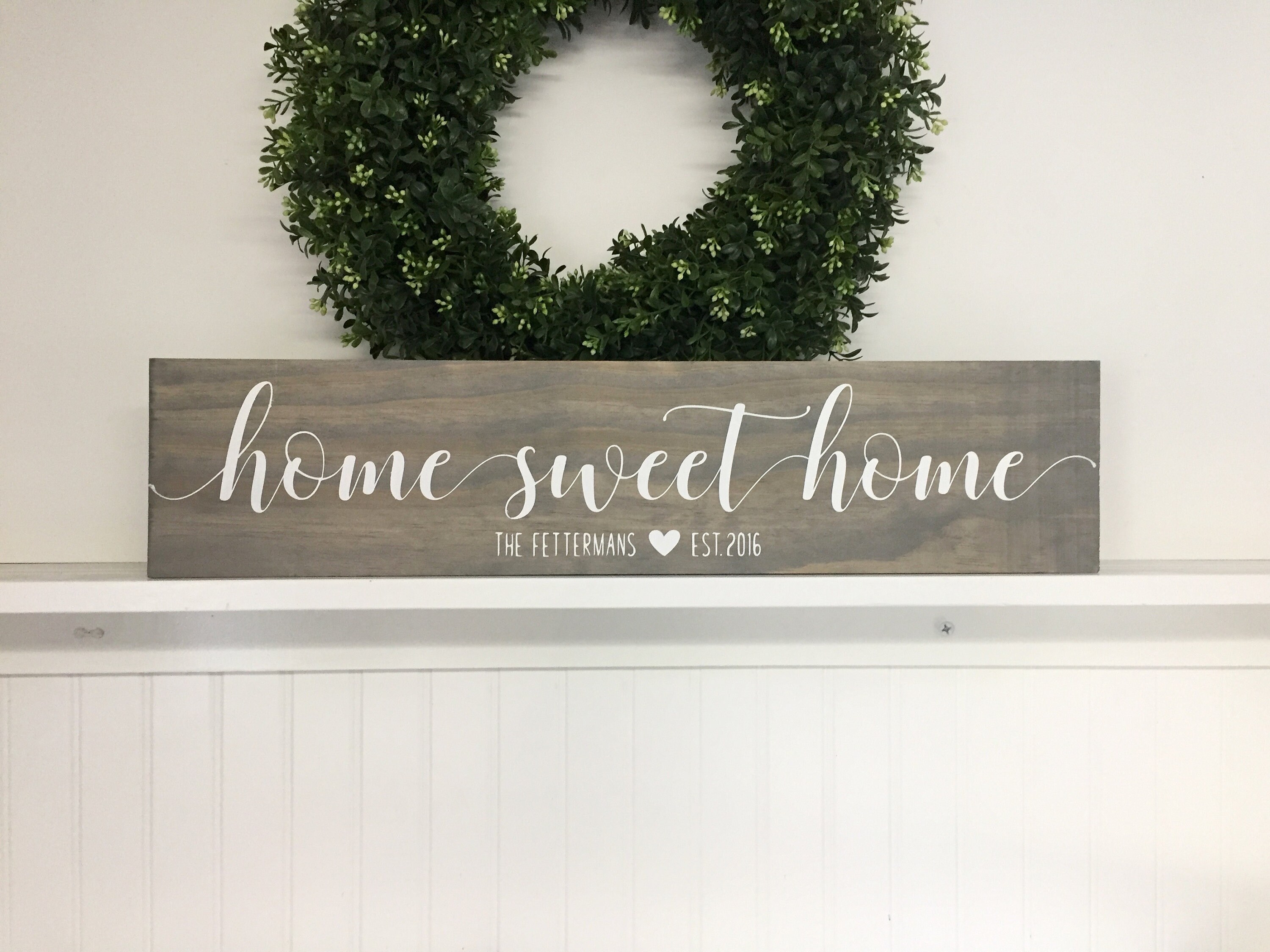 Home Sweet Home Sign Wood Home Sign Housewarming Gift House - Etsy