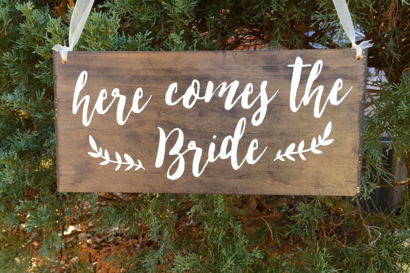 Here Comes the Bride Sign Wedding Sign Custom Wedding Sign - Etsy