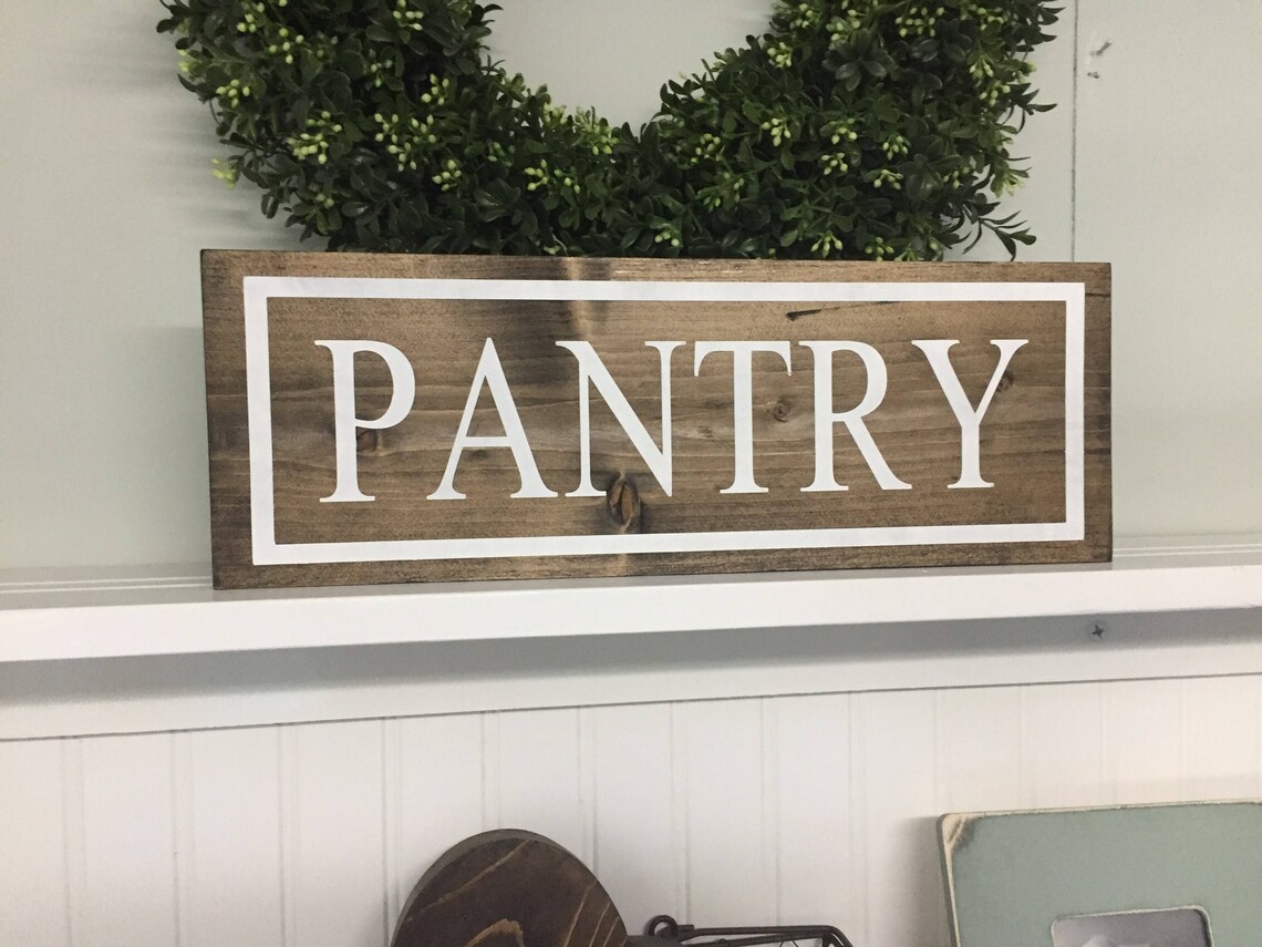 Pantry Pantry Sign Pantry Signs Pantry Wood Sign Kitchen - Etsy