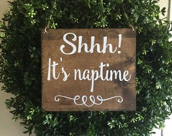 Baby Sleeping Do Not Disturb Shhh It's Nap Time No - Etsy