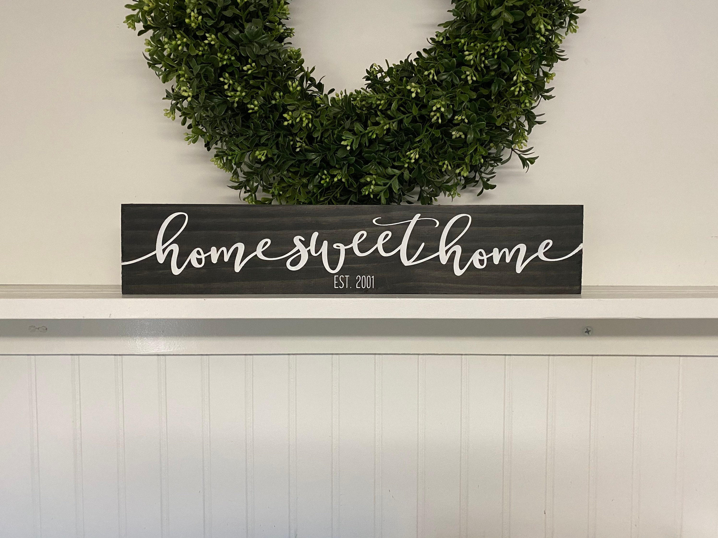 Home Sweet Home Home Sweet Home Sign Wood Signs Established - Etsy