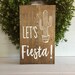 Lets Fiesta Lets Fiesta Sign Fiesta Decorations Wedding Taco Bar Sign ...