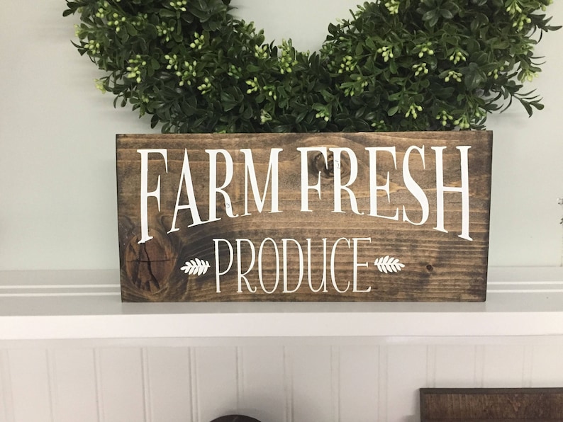 Farm Fresh Produce Farm Fresh Produce Sign Farm Sign - Etsy
