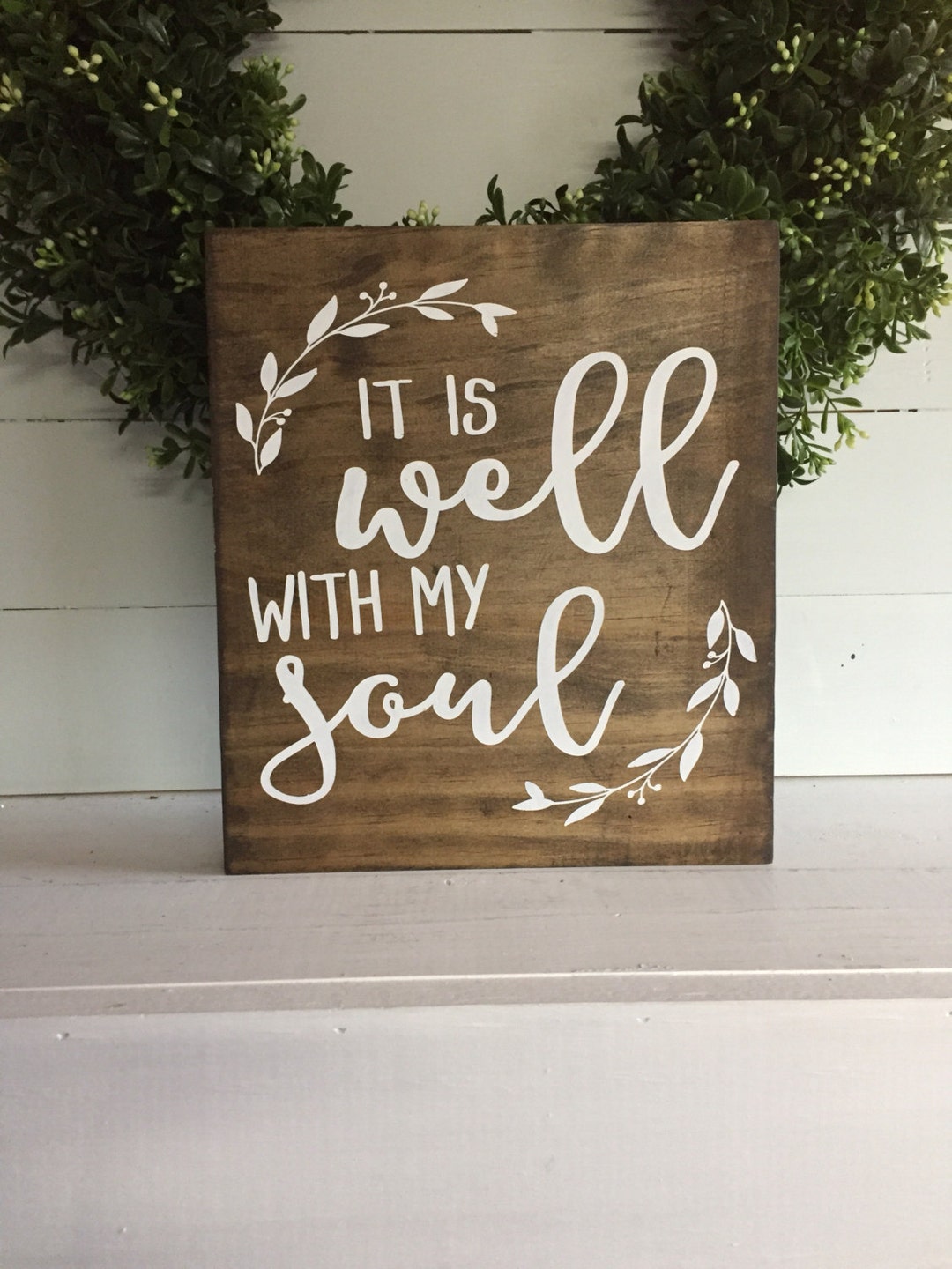 It is Well With My Soul, It is Well With My Soul Wood Sign,it is Well ...