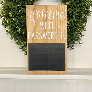 Wifi Password Sign, Airbnb Guest Sign, New Home Gift, Hostess Gift, - Etsy