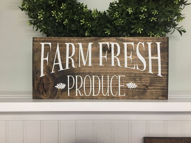 Farm Fresh Produce Farm Fresh Produce Sign Farm Sign - Etsy