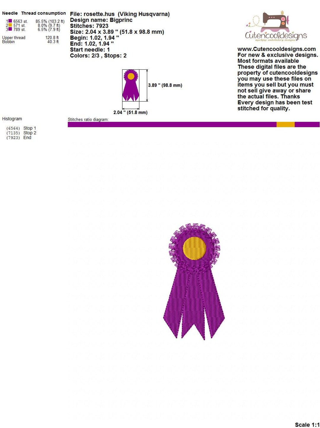 Rosette Machine Embroidery Design Instant Download 4x4 Hoop Horse ...