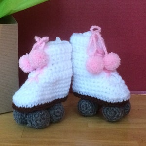 Roller Skate Style Baby Booties - Pastel Collection - Etsy