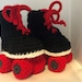 Racing Style Roller Skate Baby Booties - Etsy
