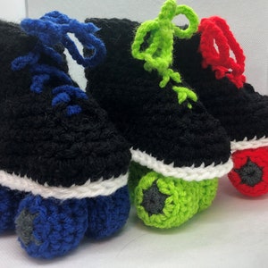 Racing Style Roller Skate Baby Booties - Etsy