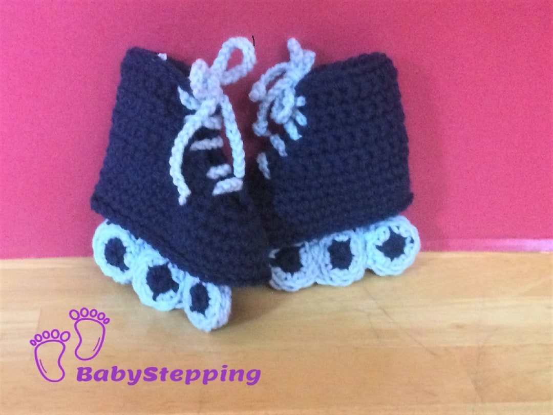 Roller Blade Style Baby Booties - Etsy