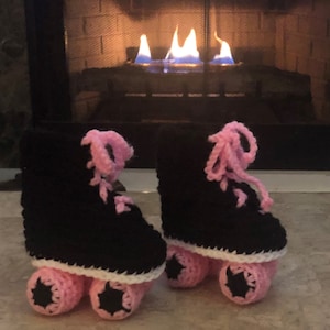 Racing Style Roller Skate Baby Booties - Etsy
