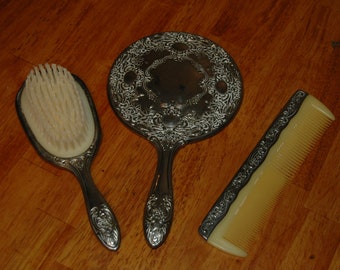 Comb and brush set | Etsy