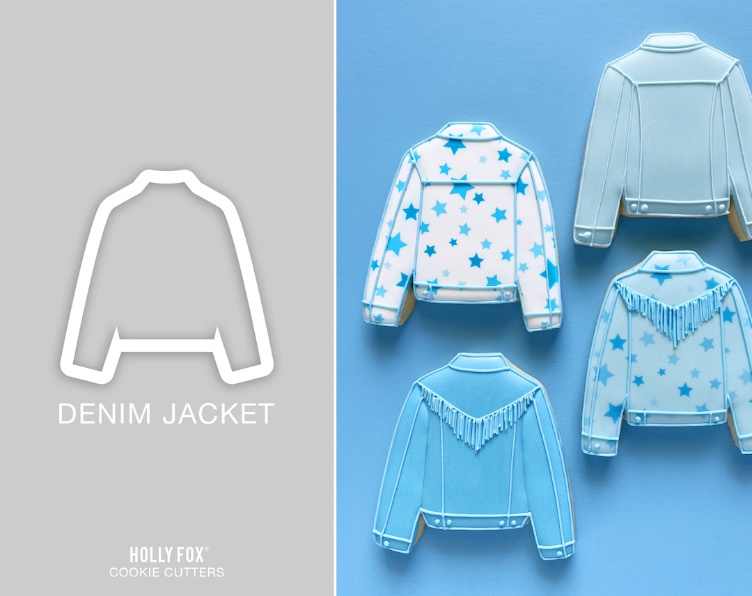 Denim Jacket, Jean Jacket Cookie Cutter - Etsy