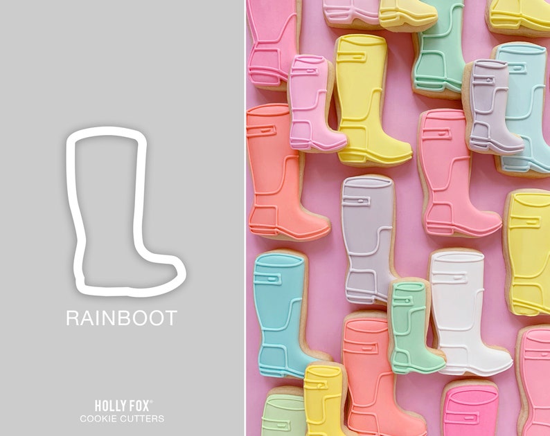 Rain Boot Cookie Cutter | Etsy