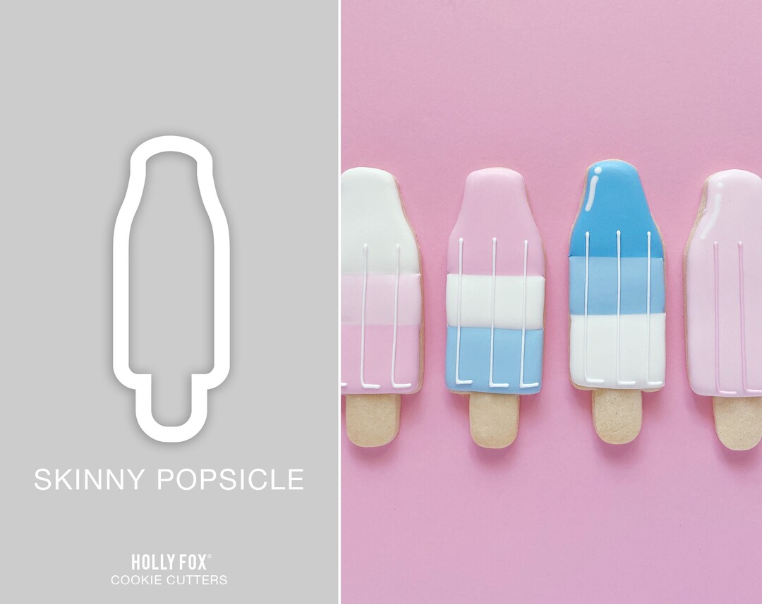 Skinny Popsicle Cookie Cutter - Etsy