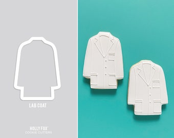 Lab Doctor Scientist White Coat Cookie Cutter - Etsy
