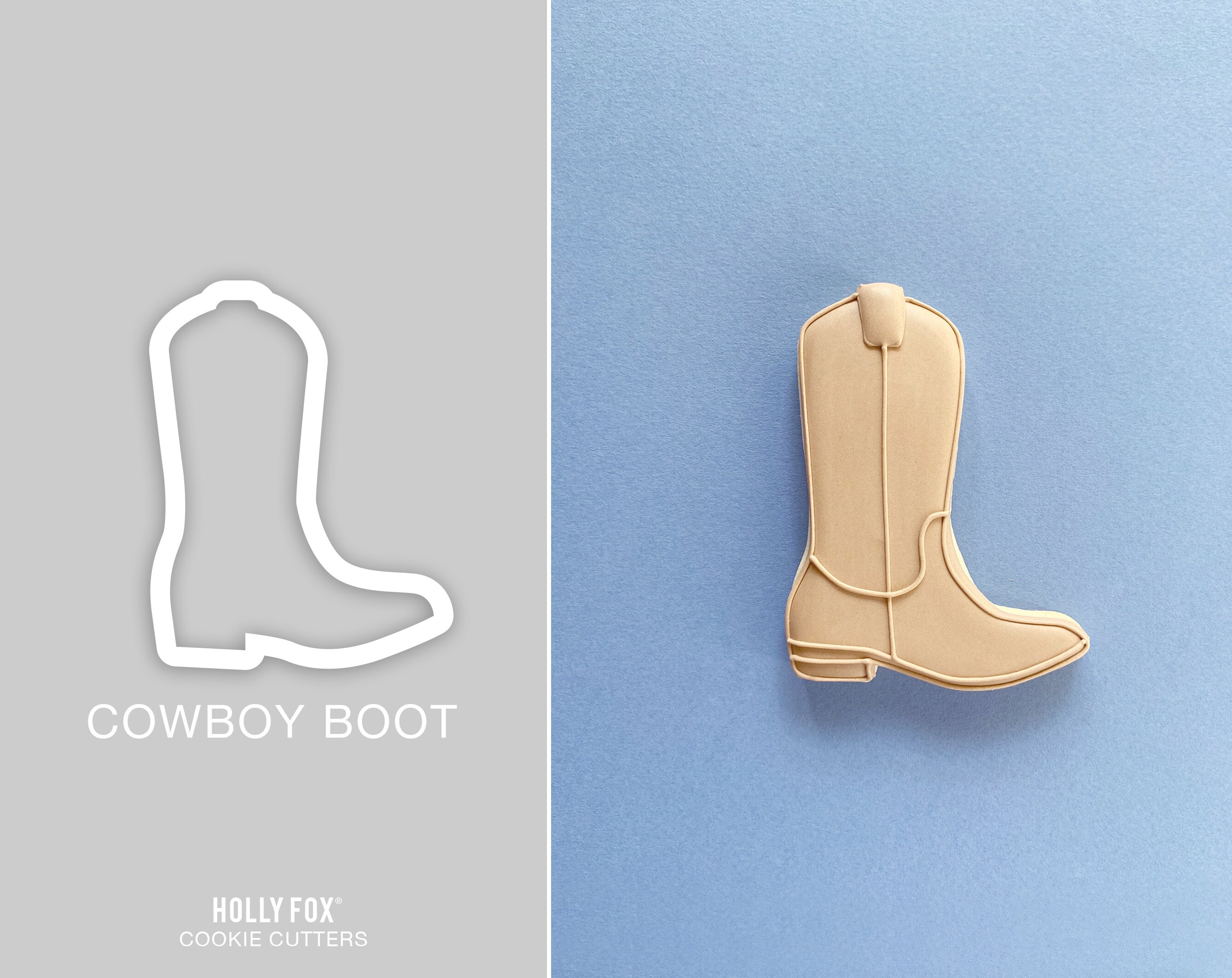 Cowboy Boot Cookie Cutter - Etsy