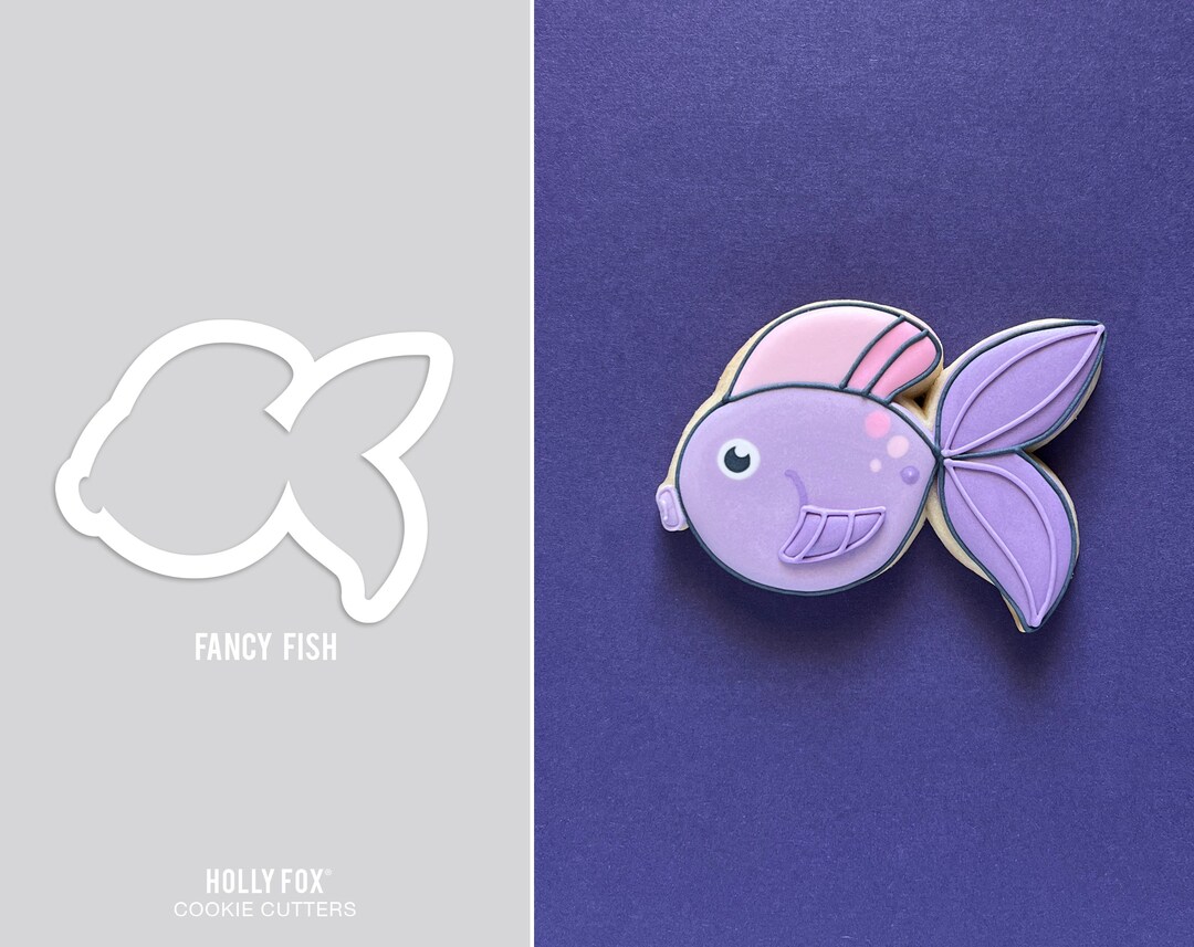 Fancy Fish Cookie Cutter - Etsy