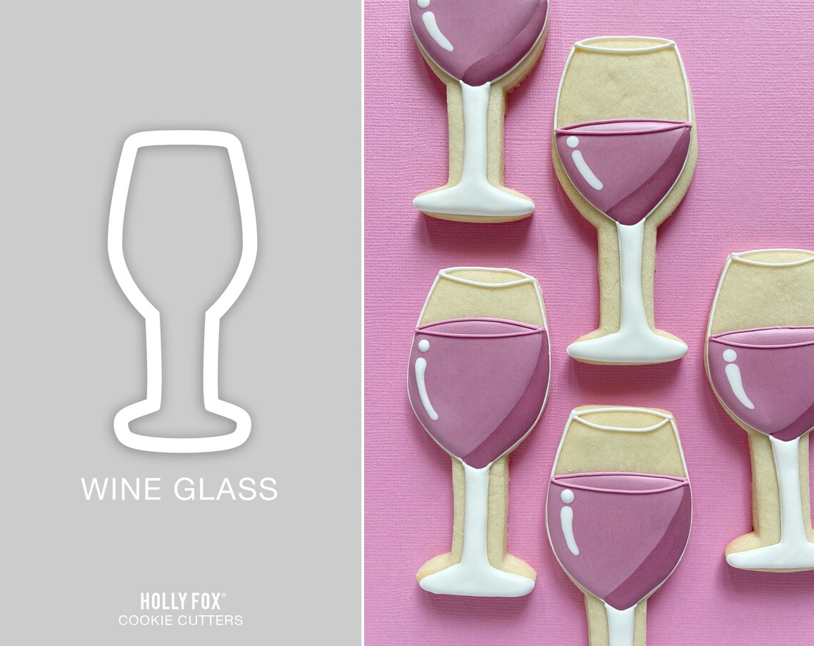 Wine Glass Cookie Cutter - Etsy