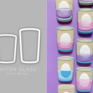 Water Glass Cookie Cutter | Etsy