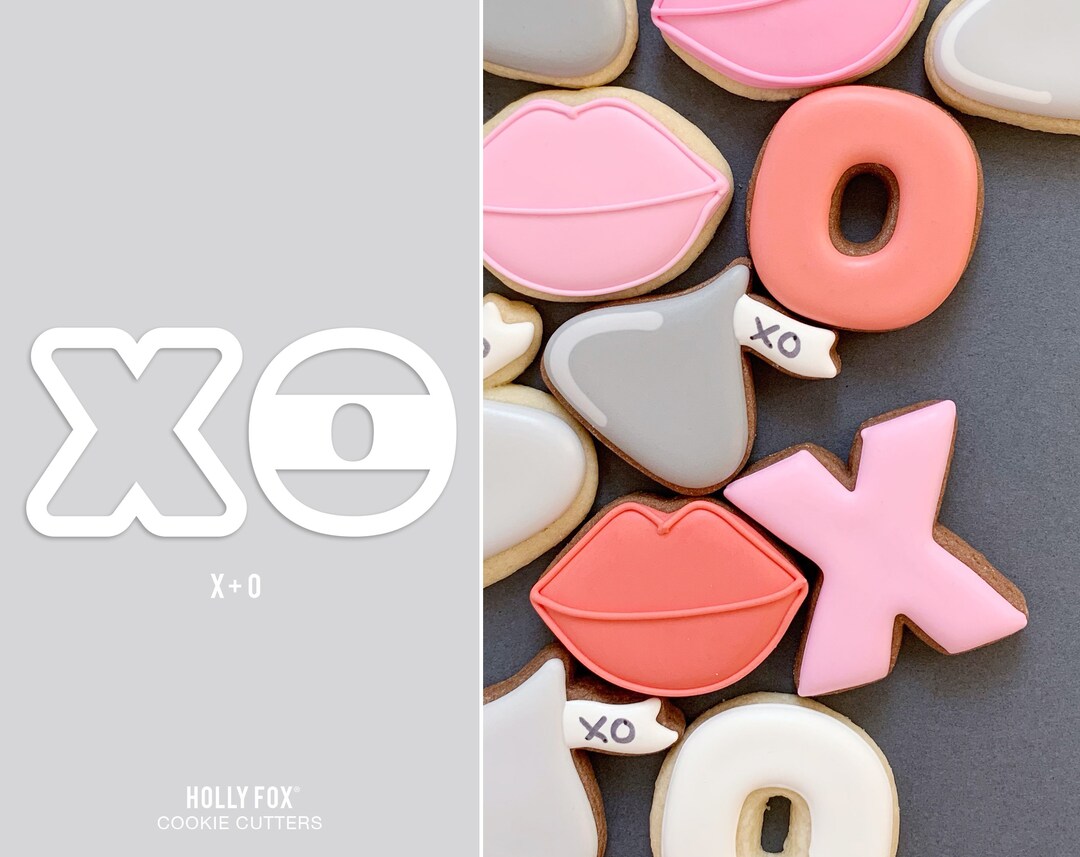X + O Cookie Cutters - Set of 2! - Etsy