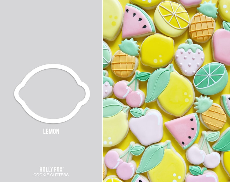 Lemon Cookie Cutter - Etsy