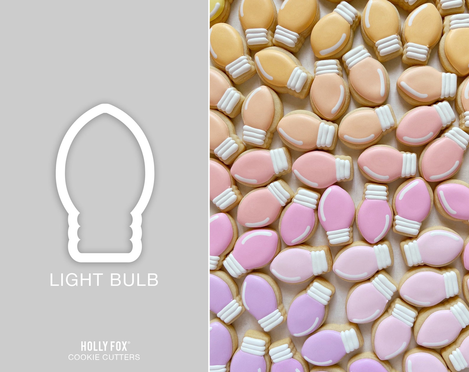Light Bulb Cookie Cutter - Etsy