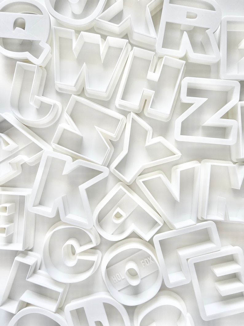 Alphabet / Letter Cookie Cutters Set of 26 or Available - Etsy