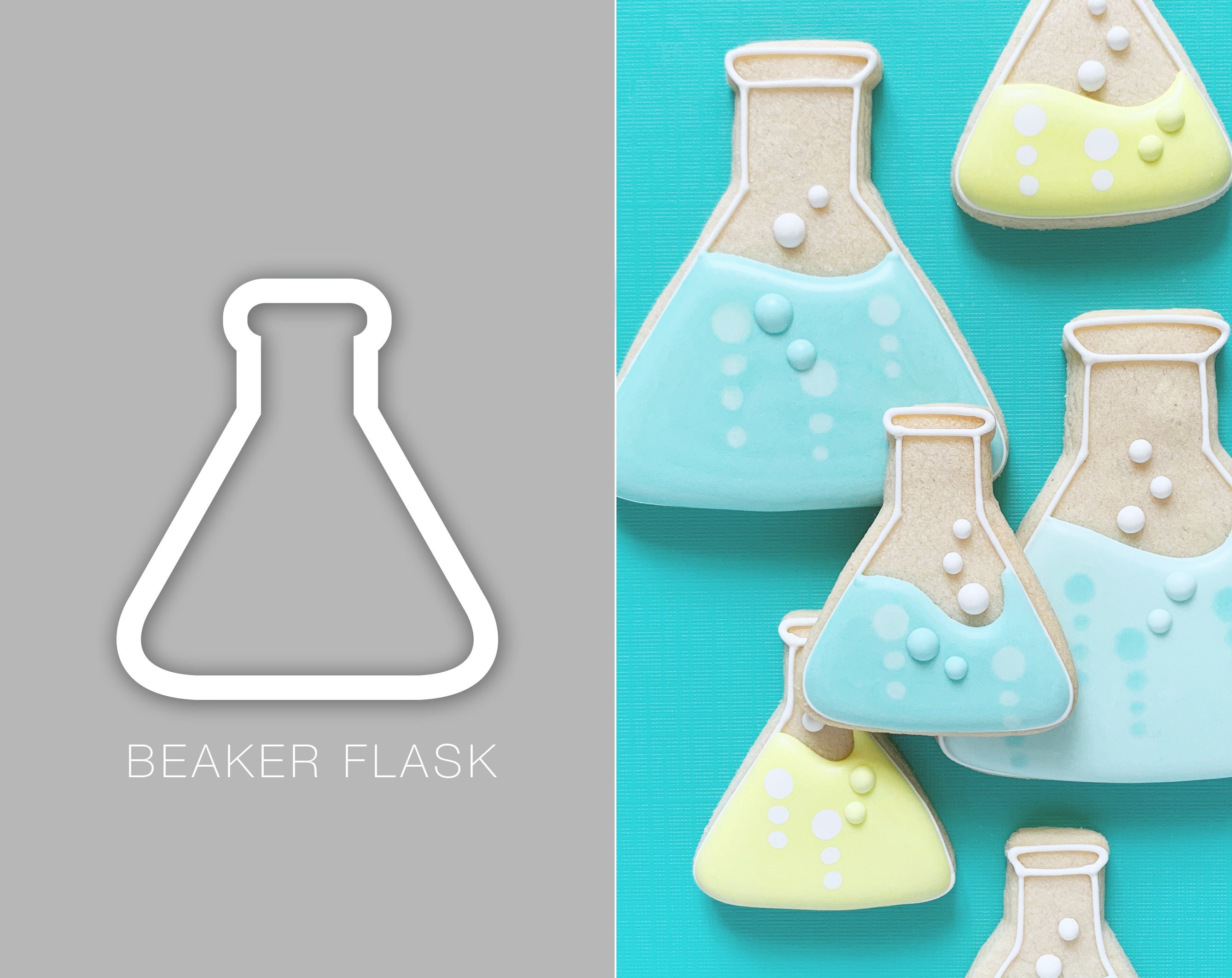 Beaker Flask Cookie Cutter | Etsy