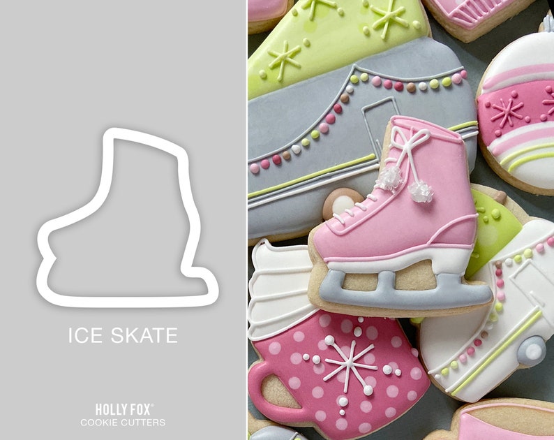 Ice Skate Cookie Cutter - Etsy