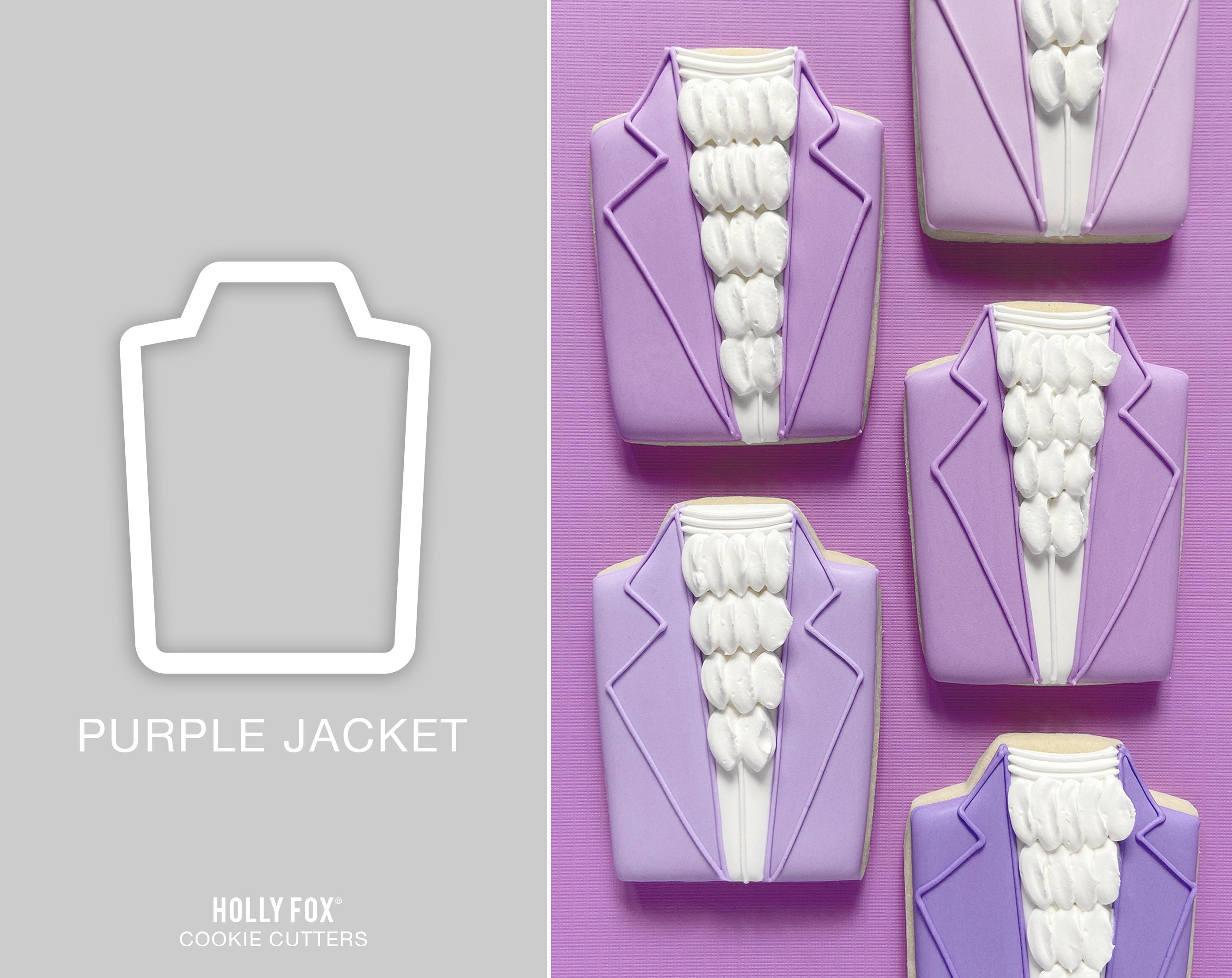 Purple Jacket Cookie Cutter | Etsy