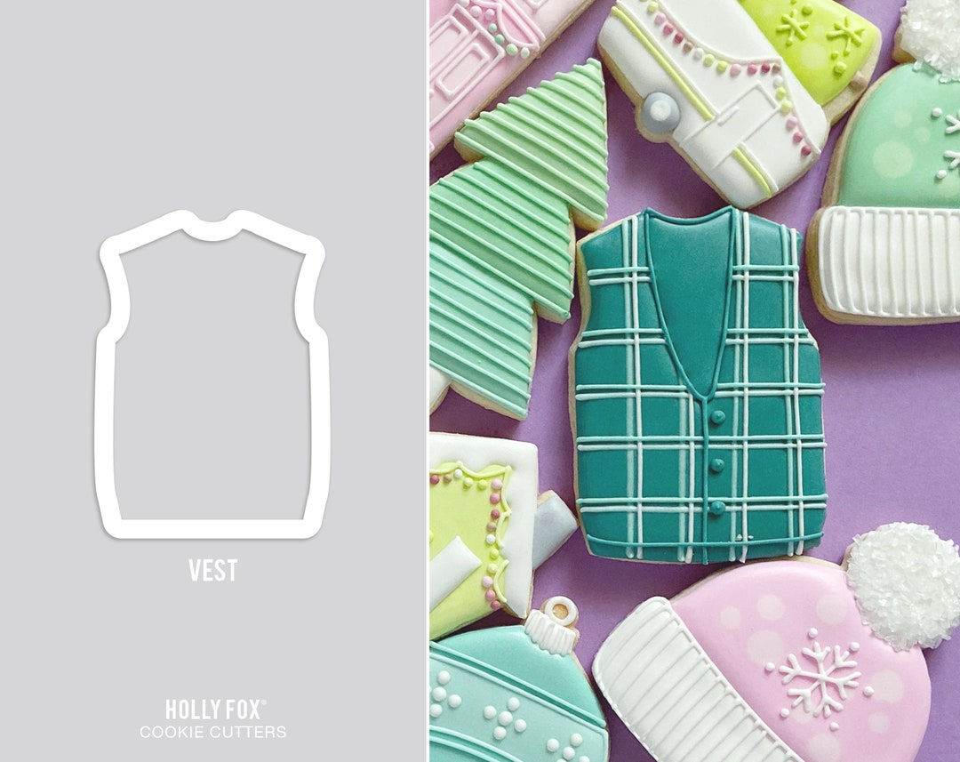 Sweater Vest Cookie Cutter - Etsy