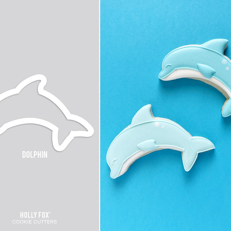 Dolphin Cookie - Etsy