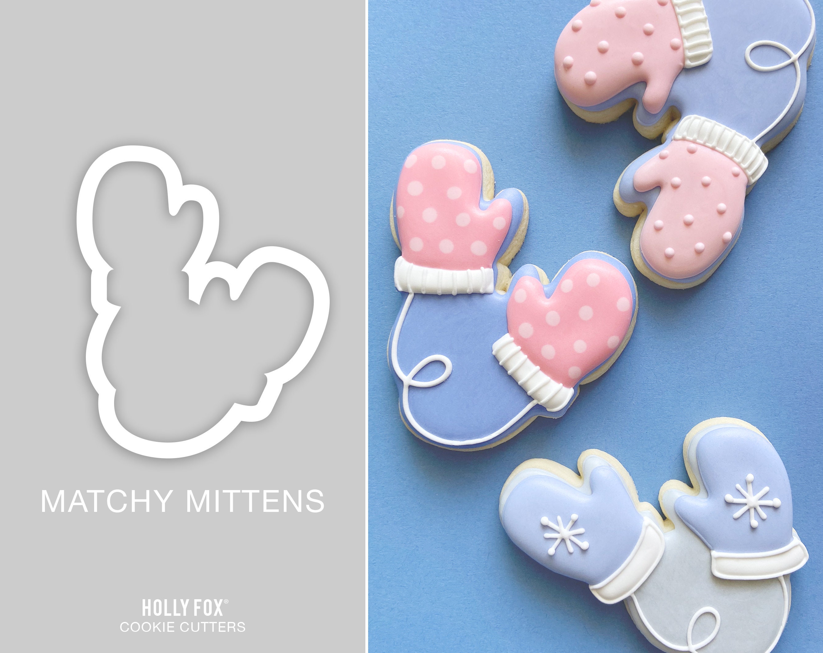 Matchy Mittens Cookie Cutter - Etsy