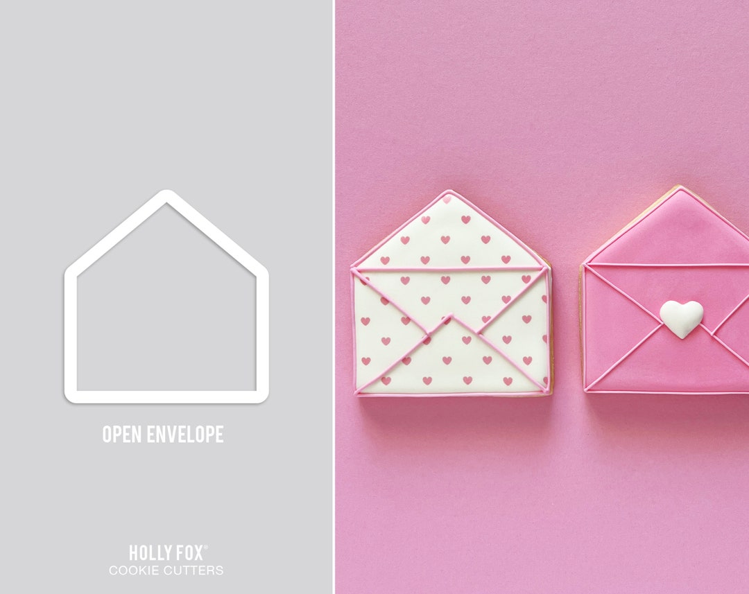Open Envelope Cookie Cutter - Etsy