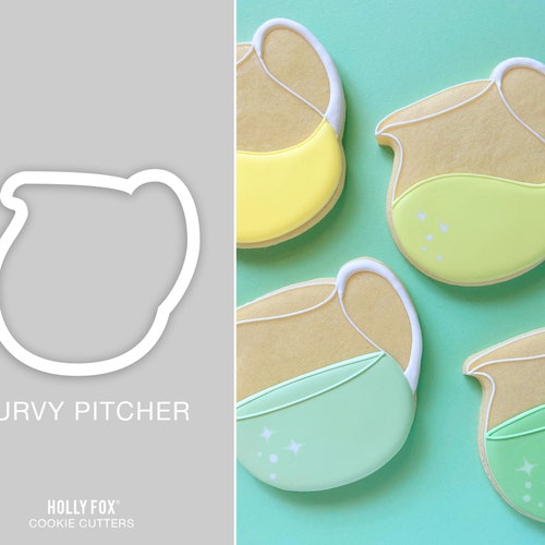 Curvy Pitcher Cookie Cutter - Etsy