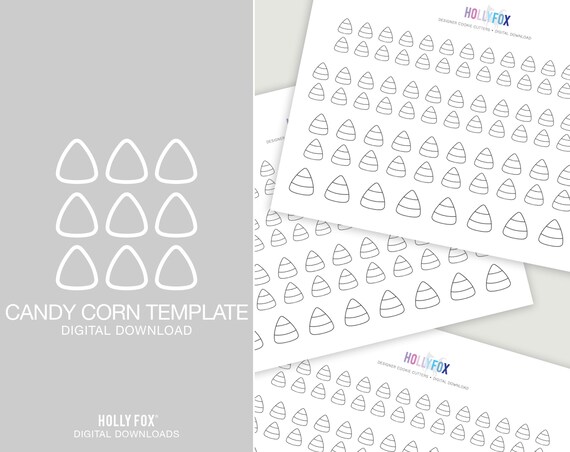 Candy Corn Template INSTANT DIGITAL DOWNLOAD - Etsy