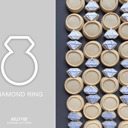 Ring Cookie Cutter Wedding Engagement - Etsy