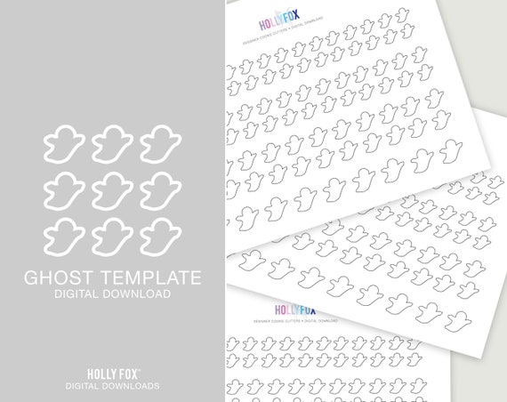 Ghost Template INSTANT DIGITAL DOWNLOAD - Etsy