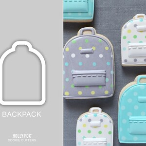 Backpack Cookie Cutter - Etsy