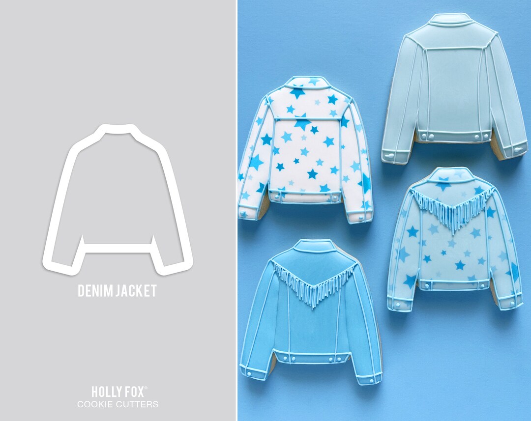 Denim Jacket, Jean Jacket Cookie Cutter - Etsy
