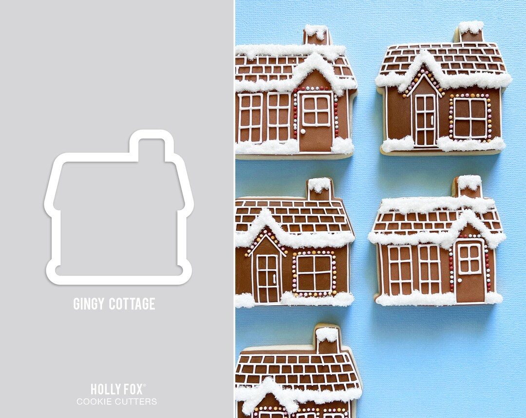 Gingy Cottage/ Gingerbread House Cookie Cutter - Etsy UK