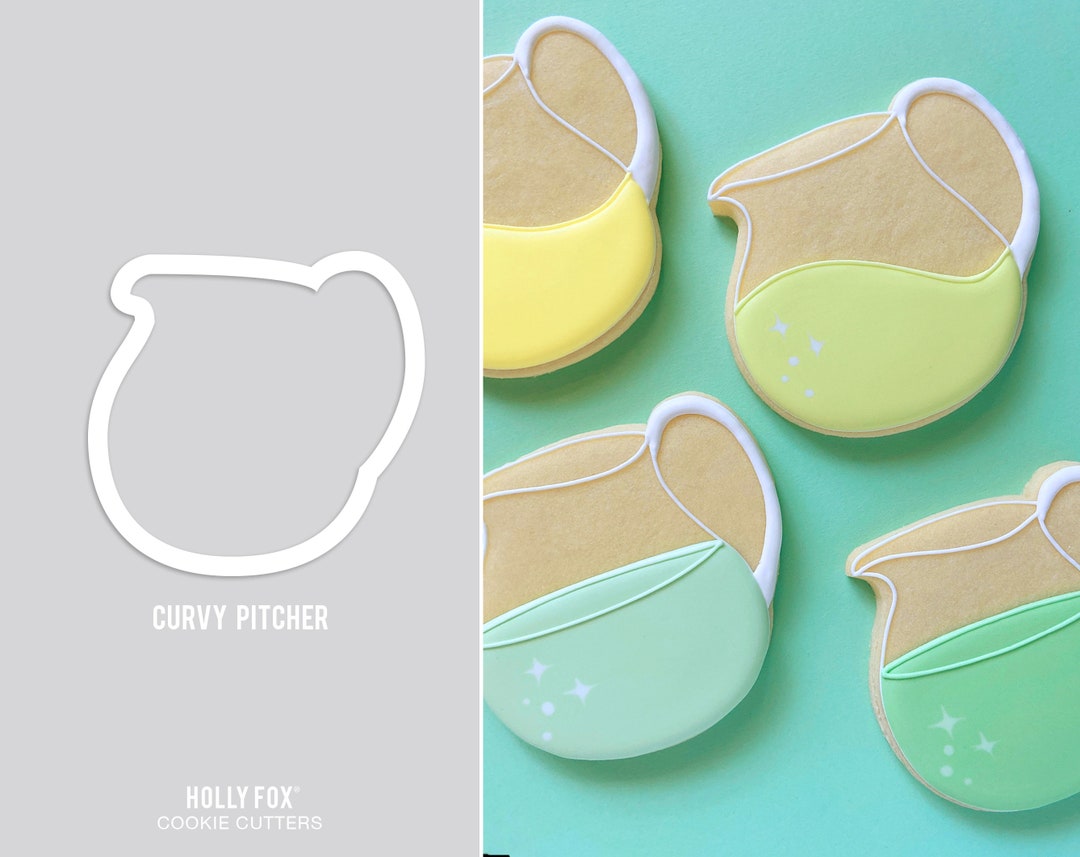 Curvy Pitcher Cookie Cutter - Etsy