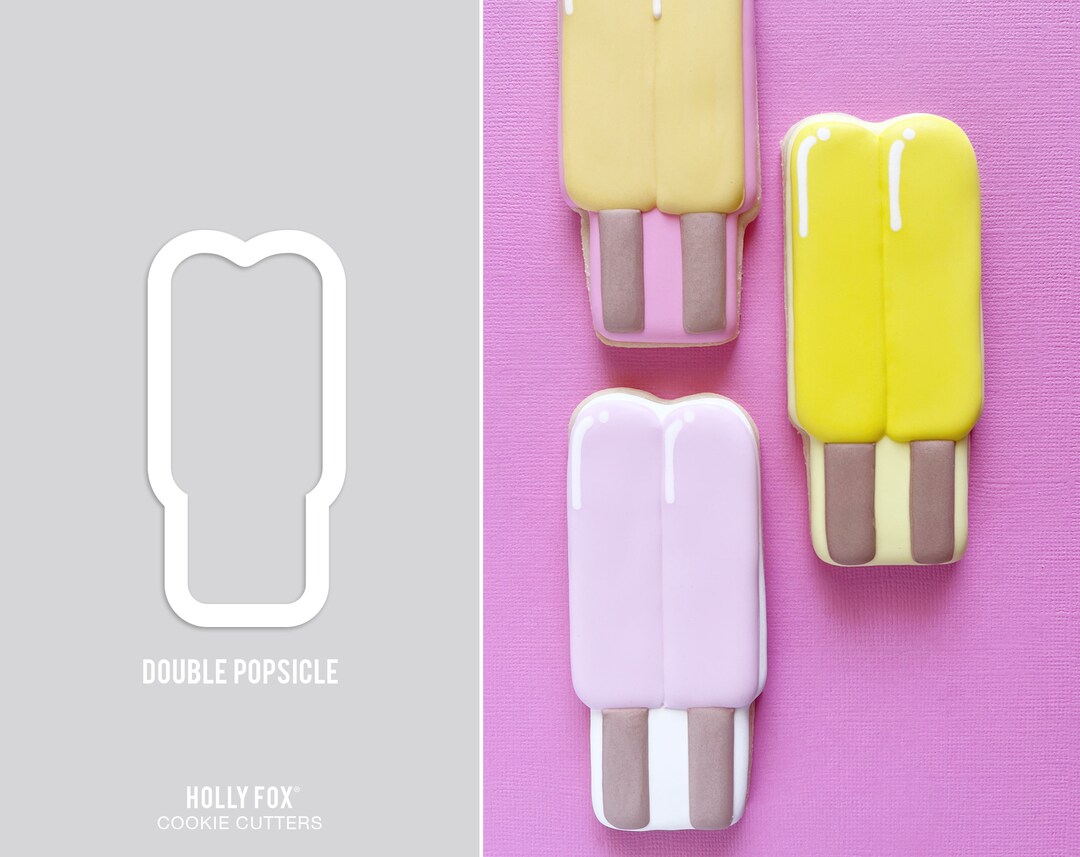 Double Popsicle Cookie Cutter - Etsy